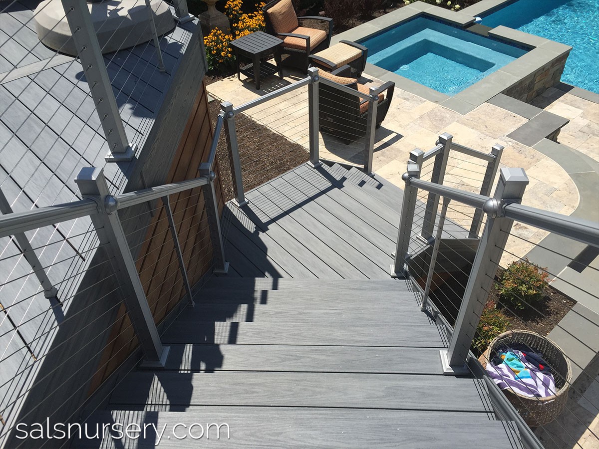 Featured Project: Modern Pool Deck | SALS NURSERY AND LANDSCAPING